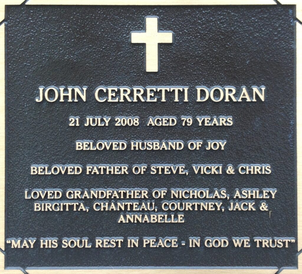 John Cerretti Doran – City Pastoral Region
