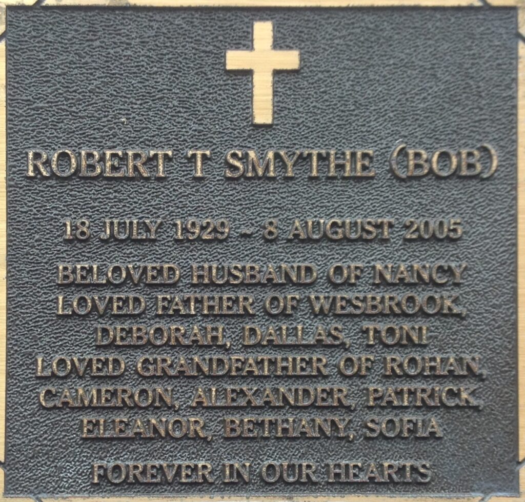 Robert T (Bob) Smythe – City Pastoral Region